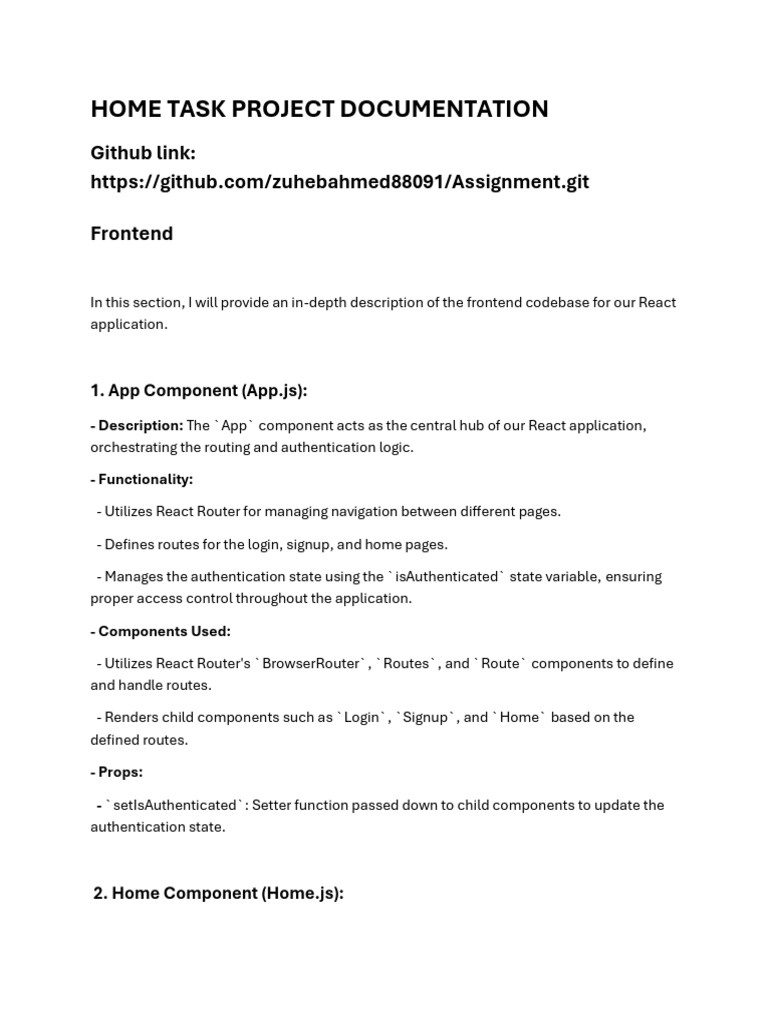Project Documentation Pdf Databases Login
