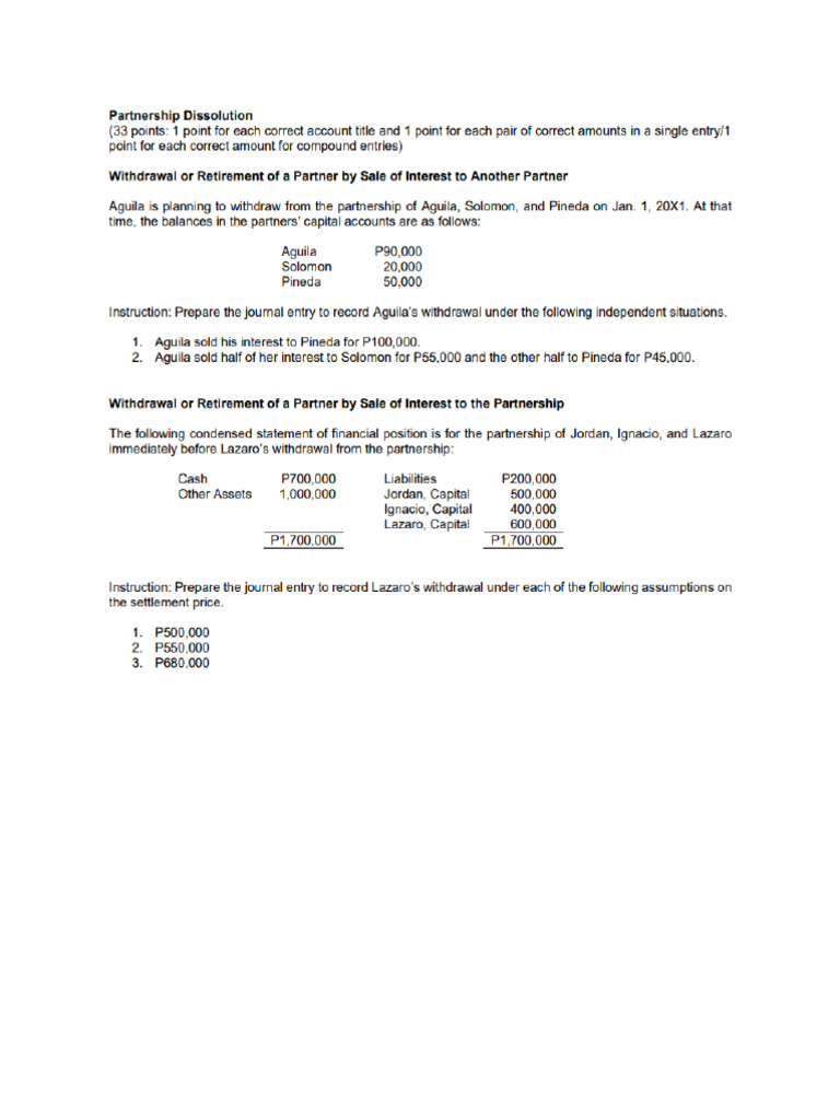 Advance Acctg 1 Activity-2 | PDF