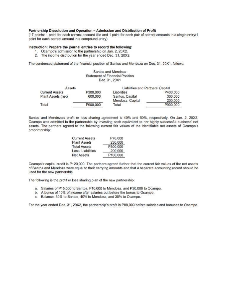 Advance Acctg 1 Activity-3 | PDF