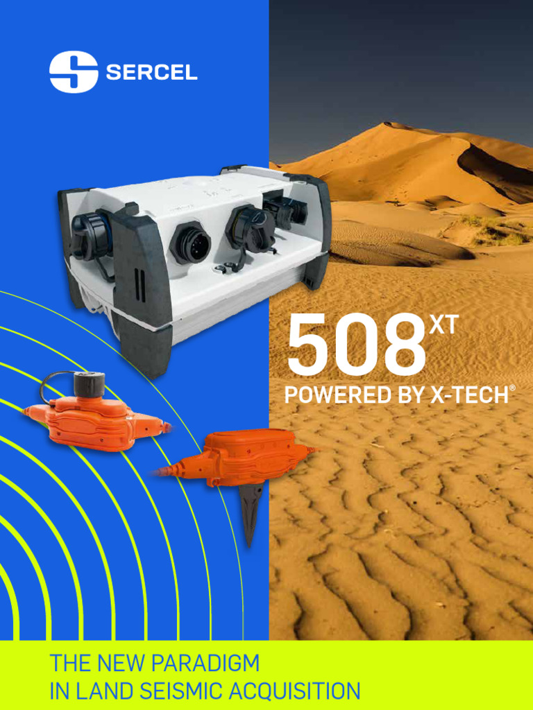 508xt Brochure Sercel en | PDF | Computing | Information And Communications Technology