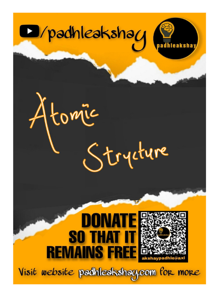 Chapter 2 Atomic Structure | PDF