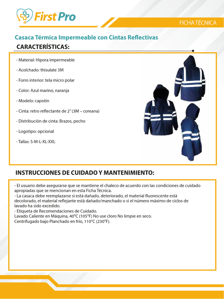 Casacas PDF | PDF | Guante | Materiales