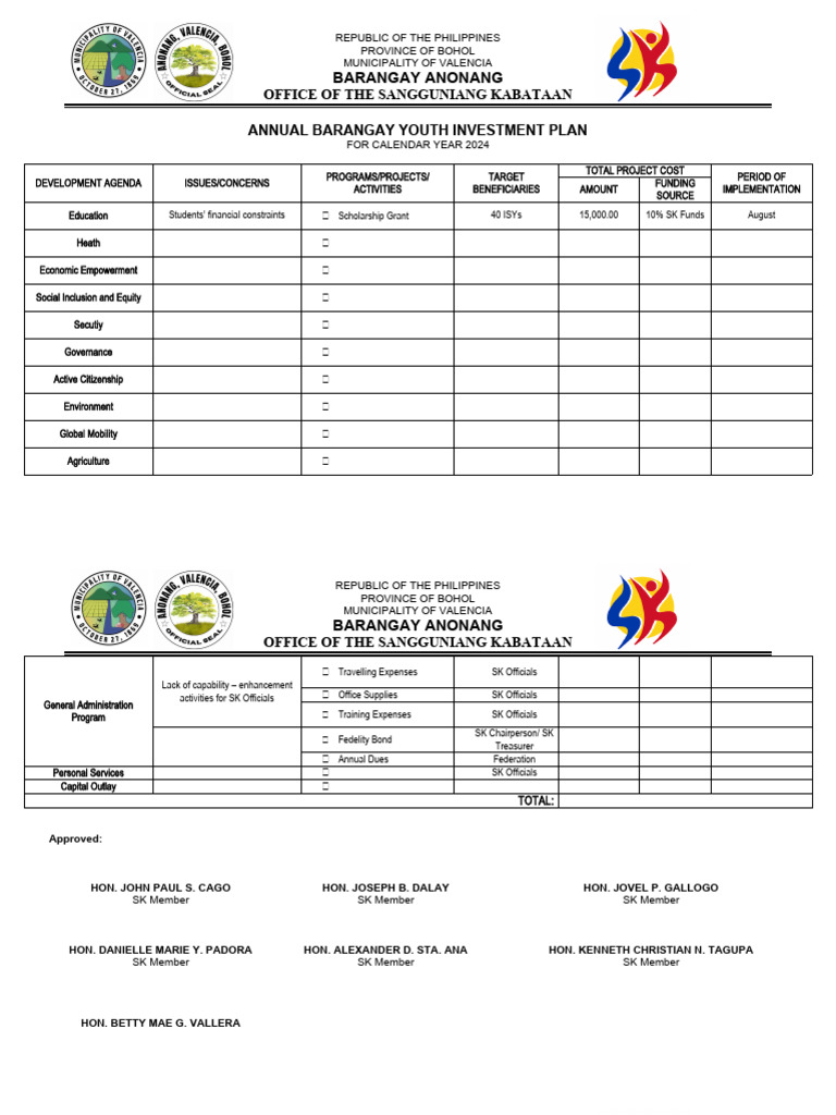 Action Plans Template | PDF | Economies