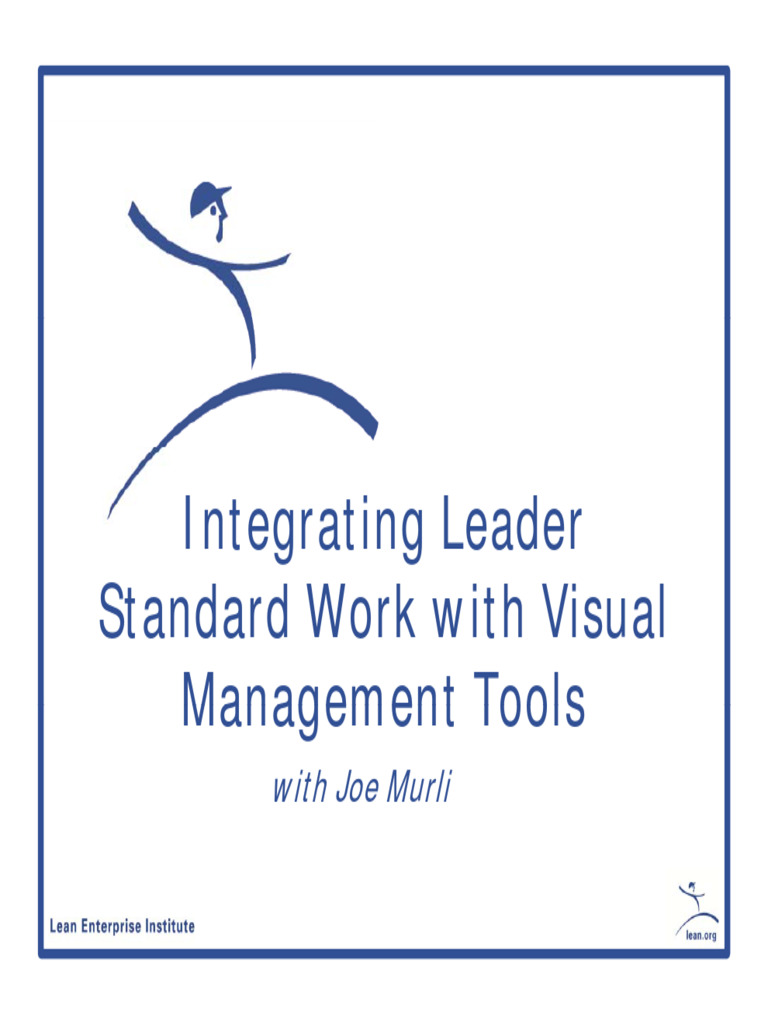 Visual Management & Leader Standard Work | PDF | Leadership | Business ...