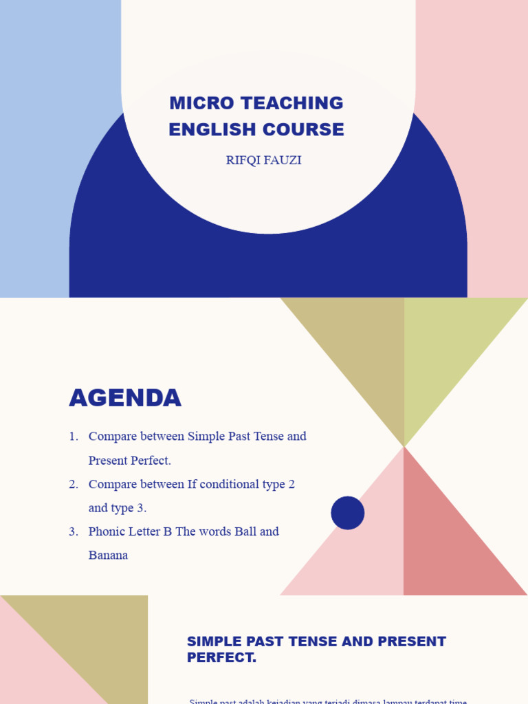 Contoh PPT Microteaching Bahasa Inggris | PDF