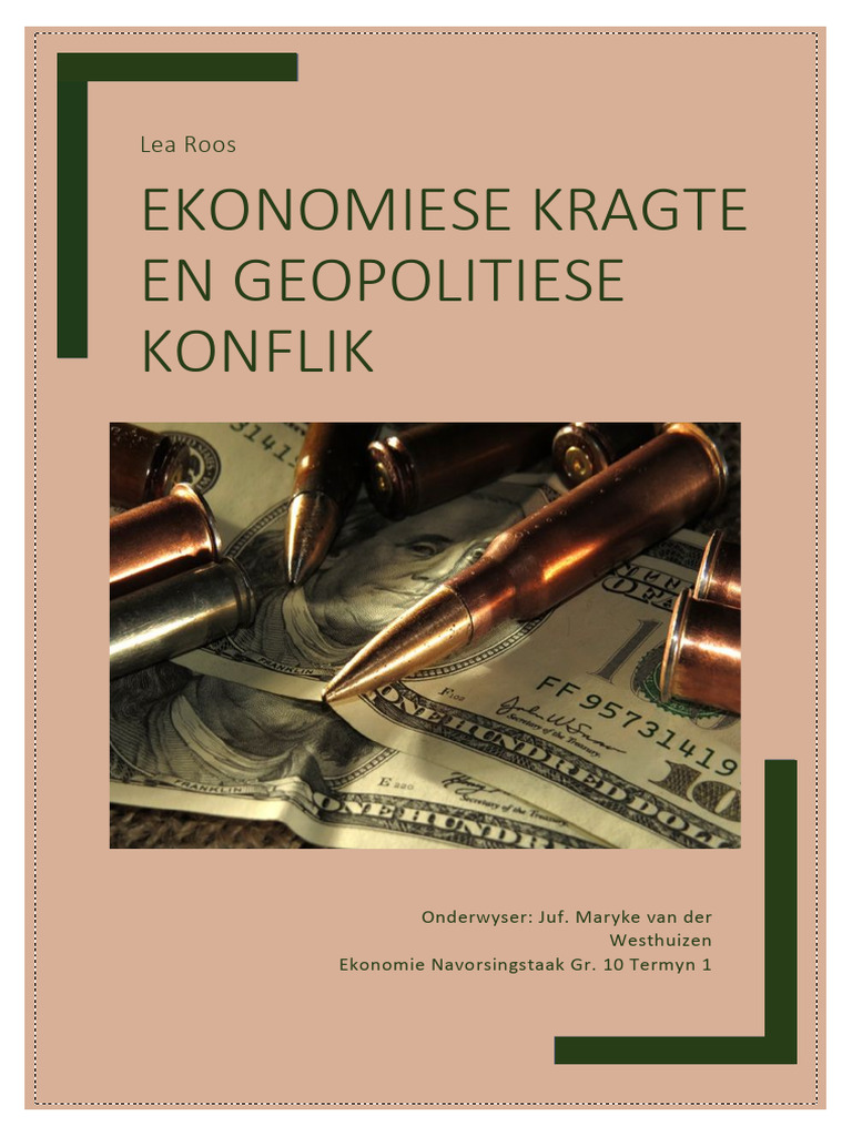 Ekonomie Project GR 10 Term 1 | PDF