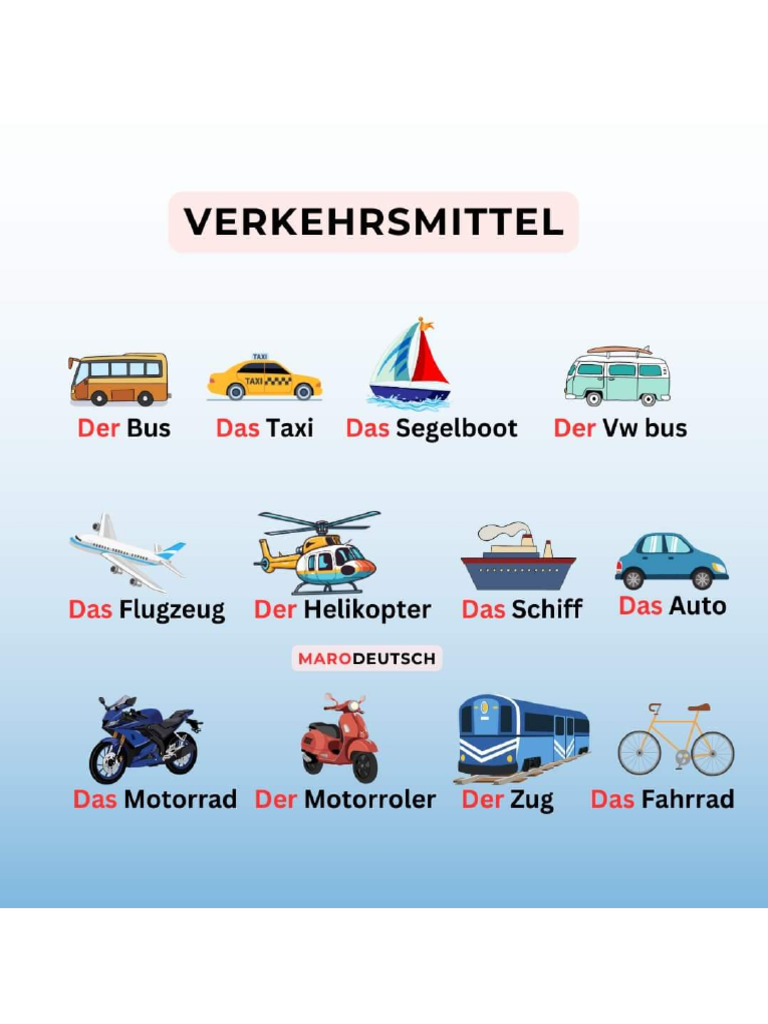 German - Transport Vehicle | PDF