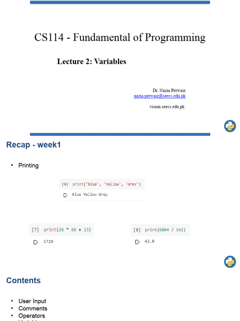 2 Variables Pdf String Computer Science Data Type 