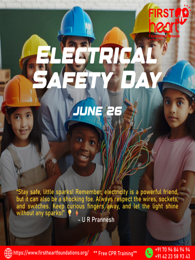 Electrical Safety Day | PDF | Electromagnetism | Safety