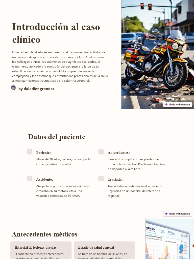 Introduccion Al Caso Clinico | PDF | Terapia física | Medicina CLINICA