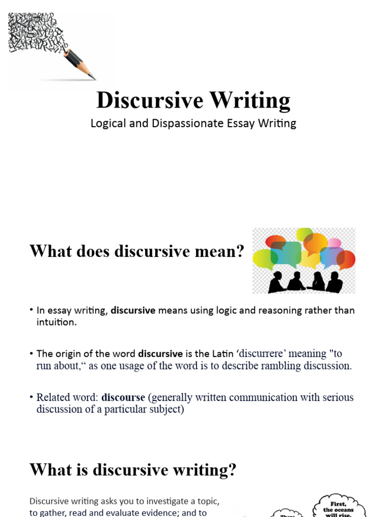 Discursive Writing | PDF | Essays | Argument