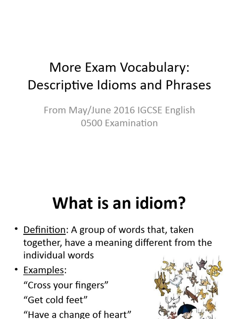 Idioms Updated January 2021 | PDF