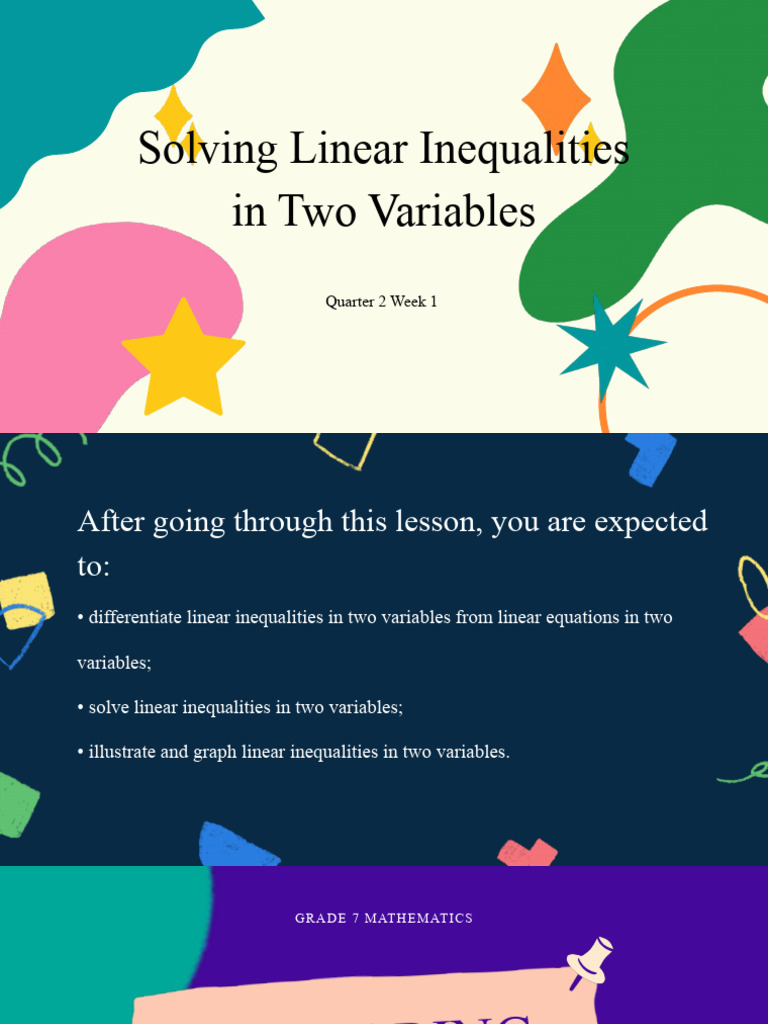Linear Inequalities | PDF