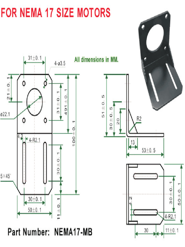Nema 17 Bracket | PDF