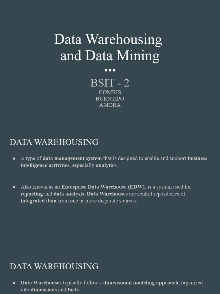 Data Warehousing Mining | PDF | Data Warehouse | Cluster Analysis
