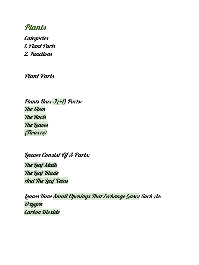 Plants | PDF | Language Arts & Discipline | Home & Garden