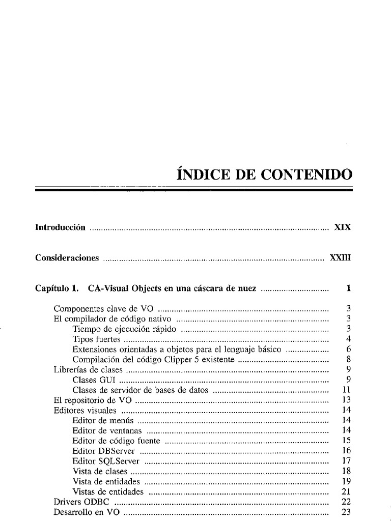 Indice VO Guia Del Programador | PDF