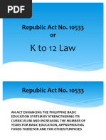 Enhanced Basic Education Act of 2013 | PDF | Curriculum | Secondary ...