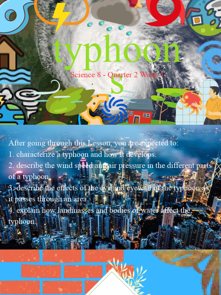 Typhoon Basics for Grade 8 Science | PDF