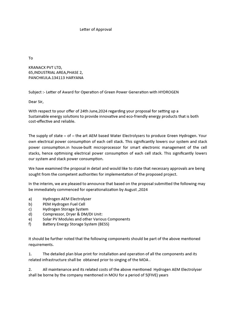 Loa Format-3 | PDF | Sustainable Energy | Solar Power
