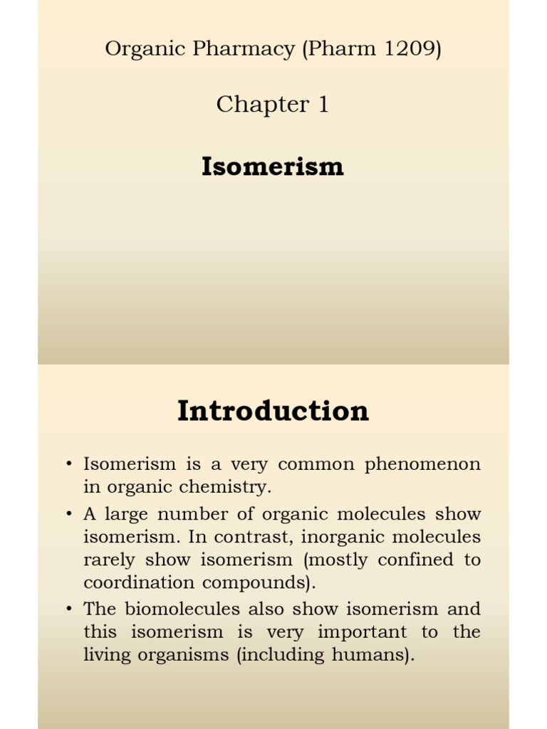 Understanding Isomerism in Organic Chemistry | PDF | Isomer | Chirality ...