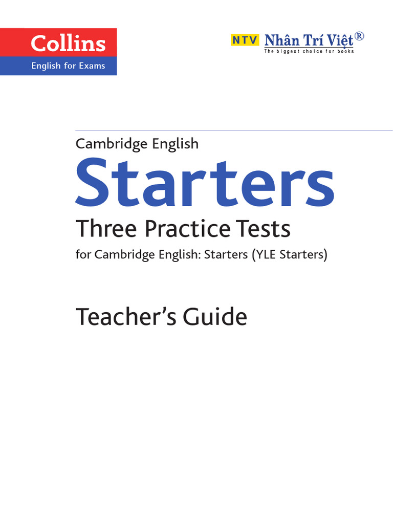 Collins Practice Tests For YLE Starters Teacher S Guide 2 | PDF ...