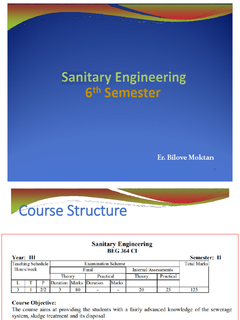 Chapter 1 (Introduction) - Sanitary Engineering Notes | PDF | Sewerage ...