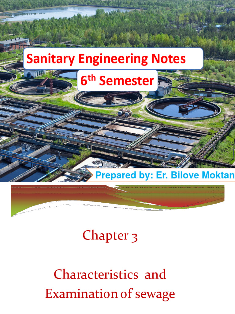 Sewage Characteristics & Sampling | PDF | Sewage Treatment | Sewage