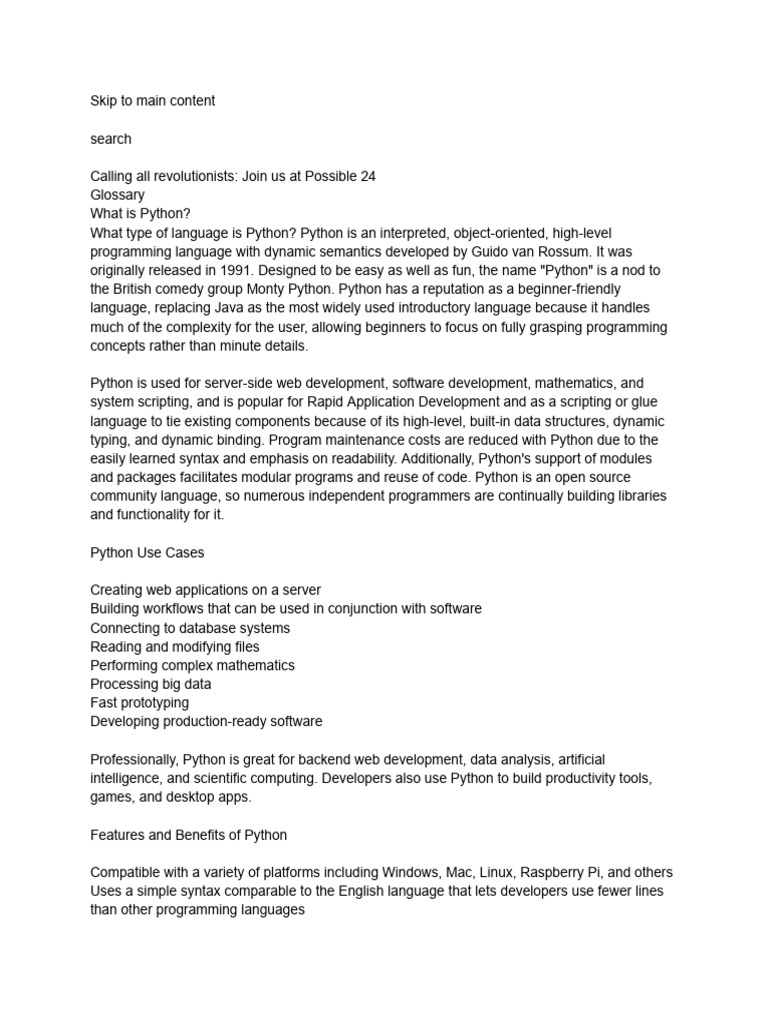 Wa0002. | PDF | Python (Programming Language) | Computer Programming