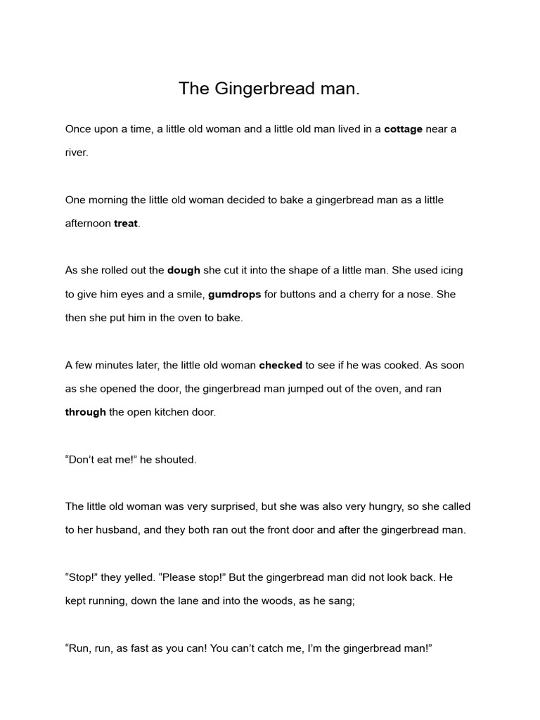 Gingerbread Man | PDF