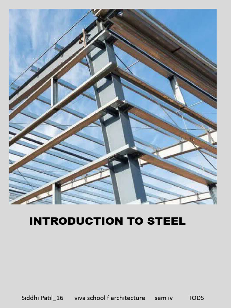 Steel Structure Tods. | PDF | Beam (Structure) | Sheet Metal