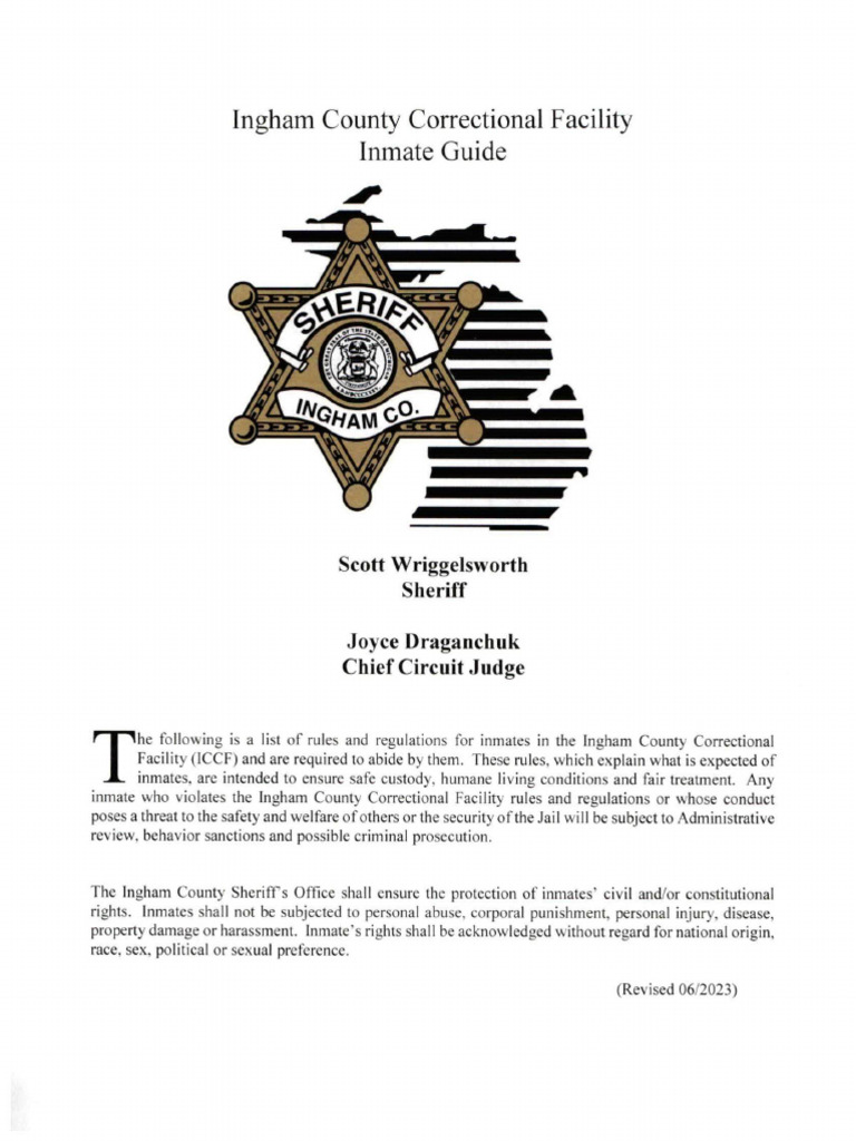 2023 Correctional Facility Inmate Guide | PDF 2023 Correctional Facility Inmate Guide | PDF