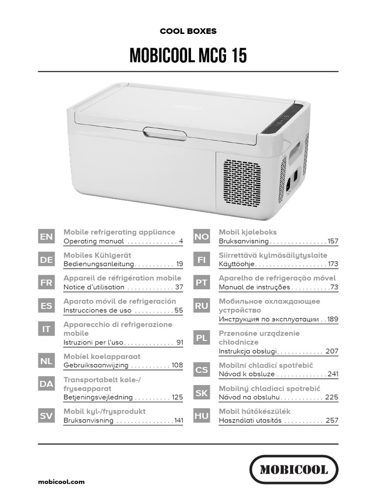 Mobicool MCG15 | PDF | Power Supply | Fuse (Electrical)