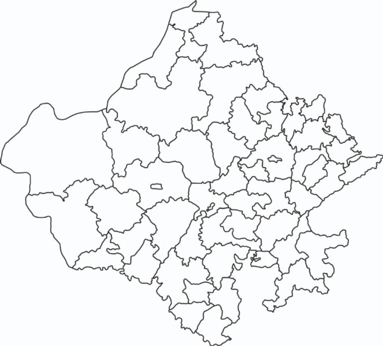 Rajasthan New Map | PDF