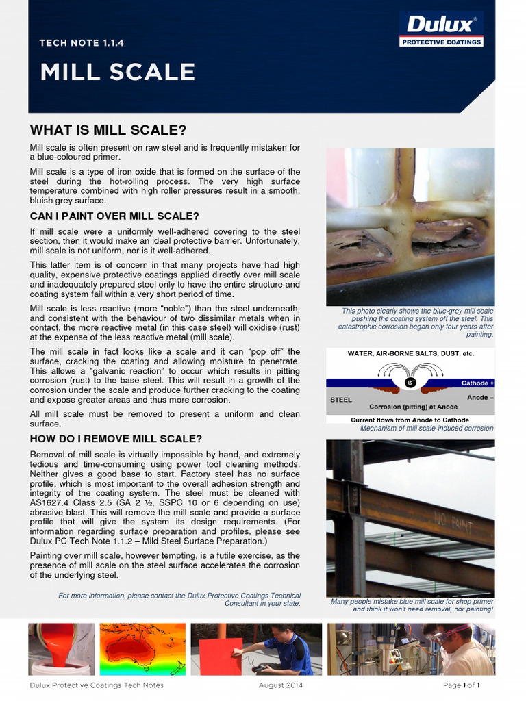 114-millscale | PDF | Corrosion | Rust