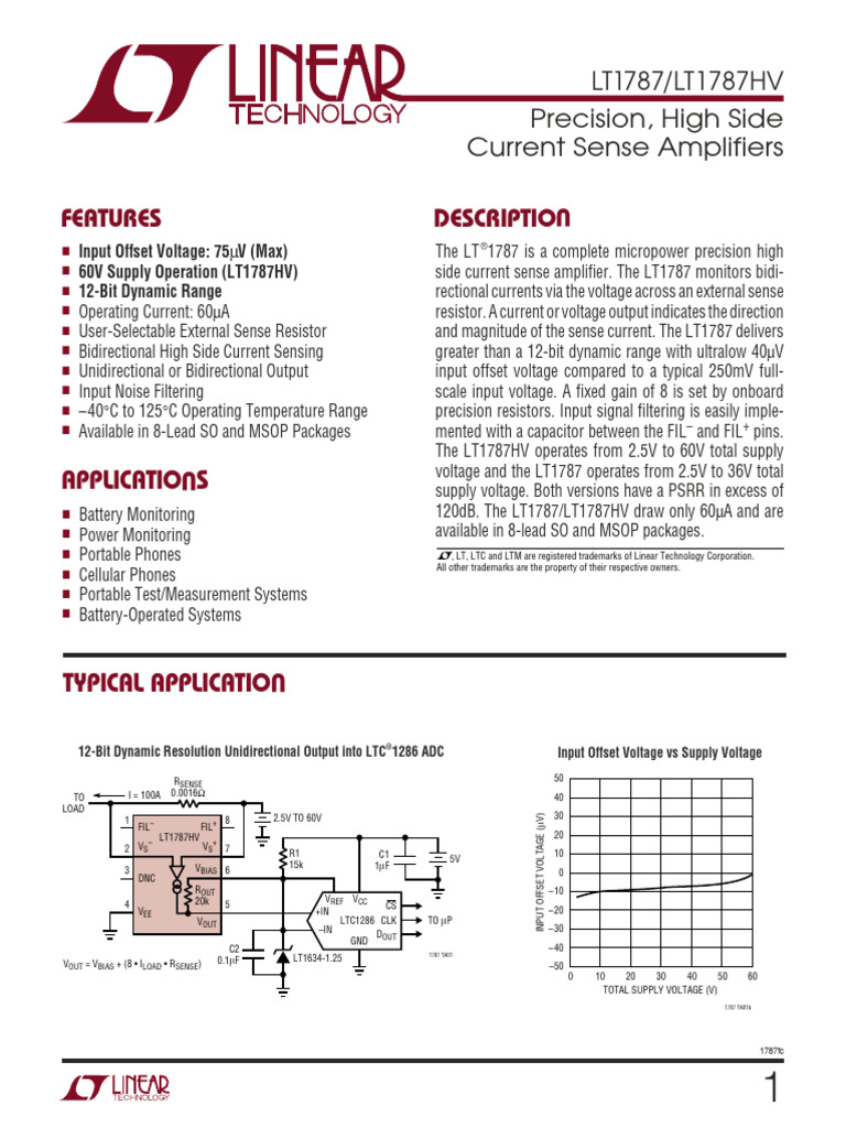 1787fc 2953945 | PDF | Electrostatic Discharge | Amplifier