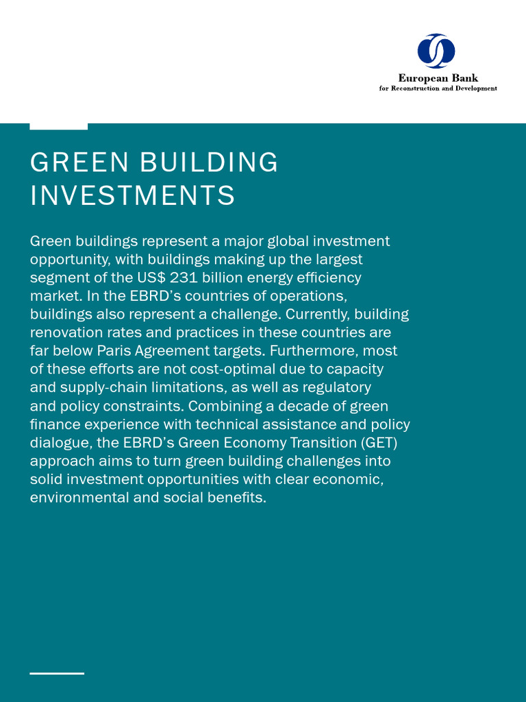 Green Building Investments | PDF | Green Building | Efficient Energy Use