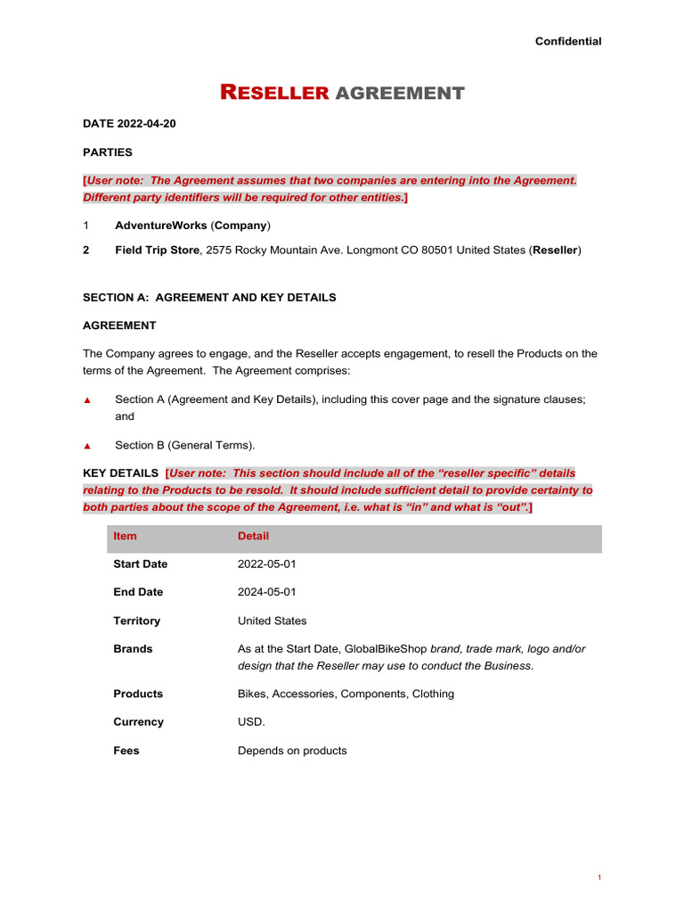 (Contract) AdventureWorks - Field Trip Store | PDF | Indemnity | Legal ...