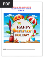 Grade - 1 SUMMER HOLIDAY HOMEWORK | PDF | Homework | Cognition