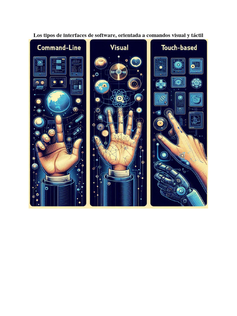 los tres tipos de interfaces de software (1) | Descargar gratis PDF | Interfaces gráficas de ...