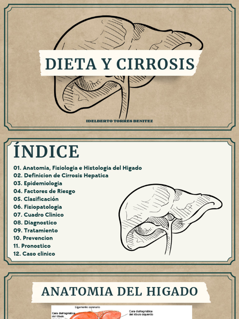 Dieta y Cirrosis - Torres Benitez Idelberto | PDF | Cirrosis | Vitamina