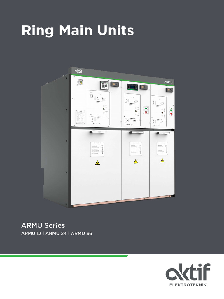 ARMU Ring Main Units | PDF | Fuse (Electrical) | Transformer