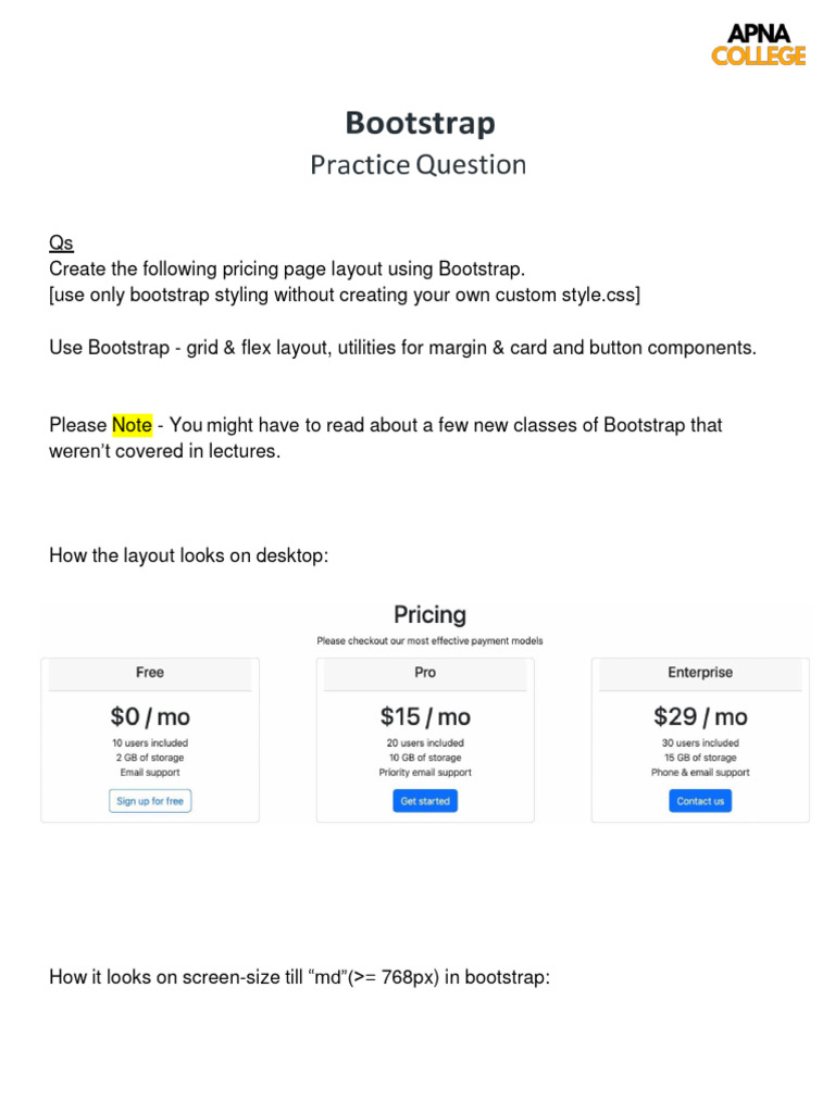 Bootstrap (QS) | PDF | Computers