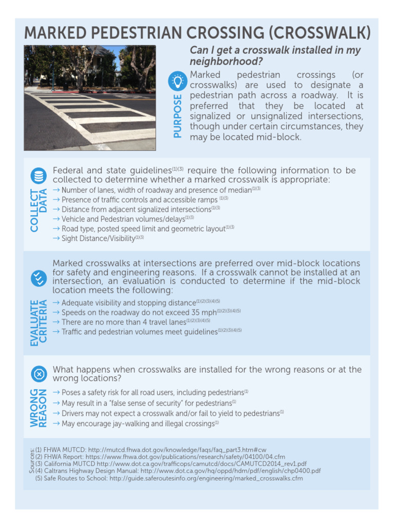 Hayward - TrafficCalming4 - 8.5x11 Crosswalks | PDF | Pedestrian Crossing | Intersection (Road)