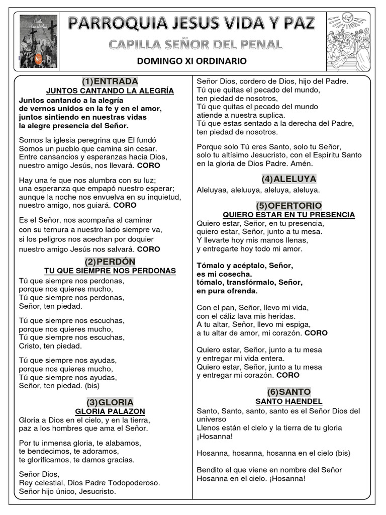 Domingo 16 Junio 2024 | PDF | eucaristía | Cristo (título)