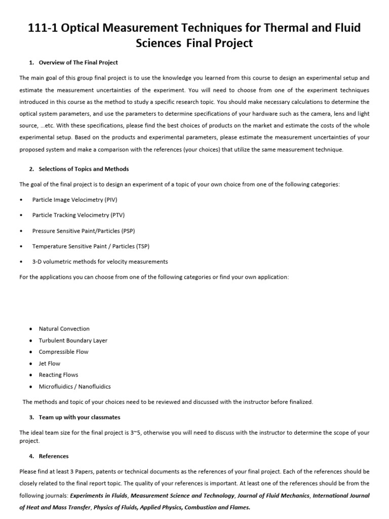 Final Project 111A | PDF | Applied And Interdisciplinary Physics | Fluid Dynamics