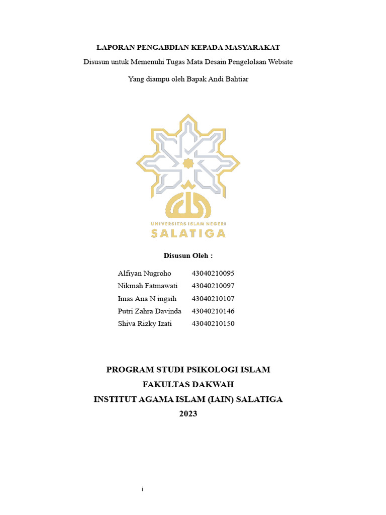 Laporan Pengabdian Kepada Masyarakat | PDF