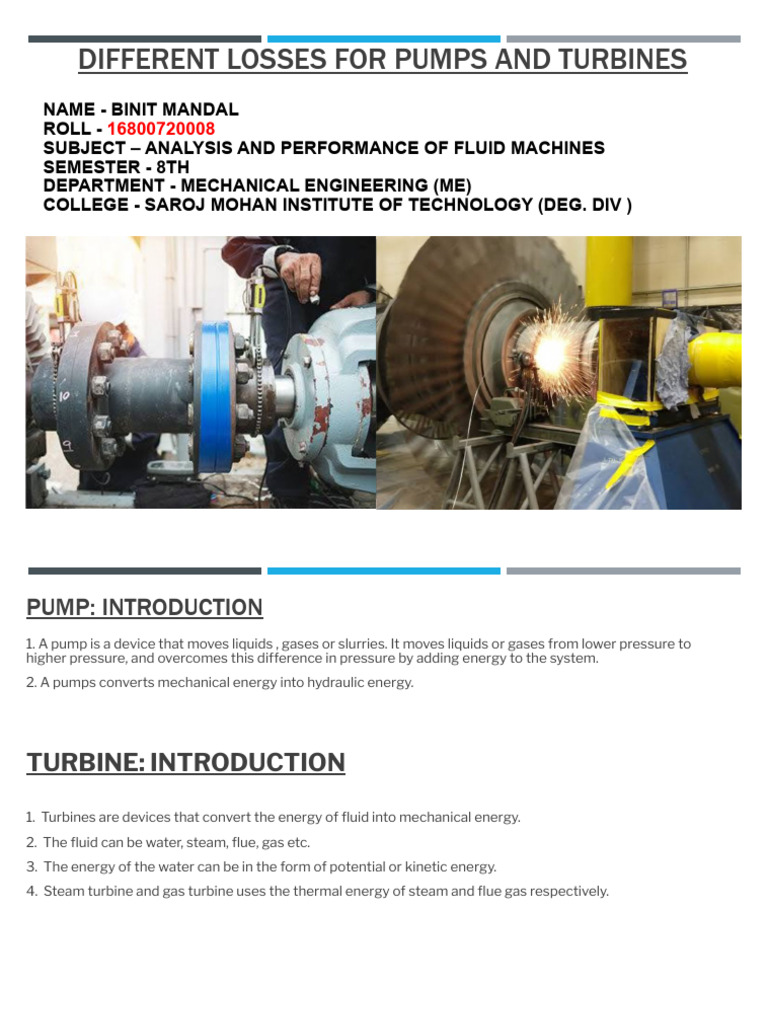 Binit Mandal | PDF | Pump | Turbine