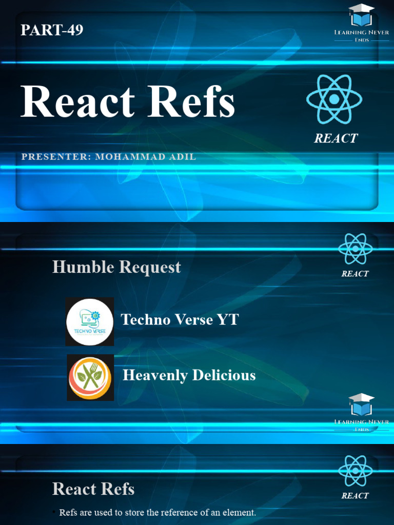 Refs in Class Component | PDF