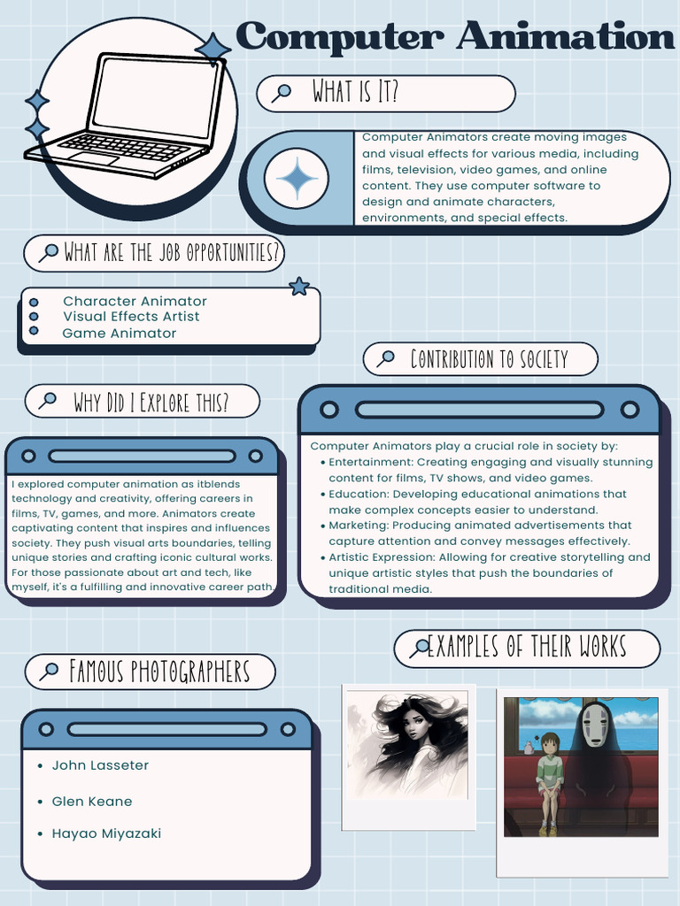 Computer Animation Poster Presentation Pdf Pdf